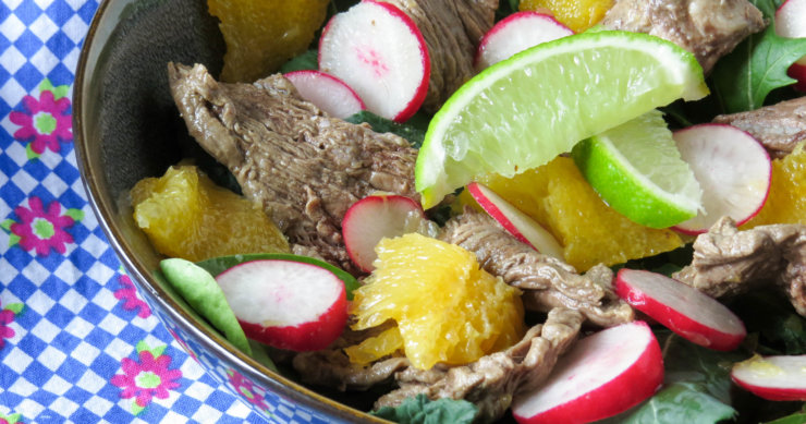 Beef, Orange and Radish Salad - David Perlmutter M.D.