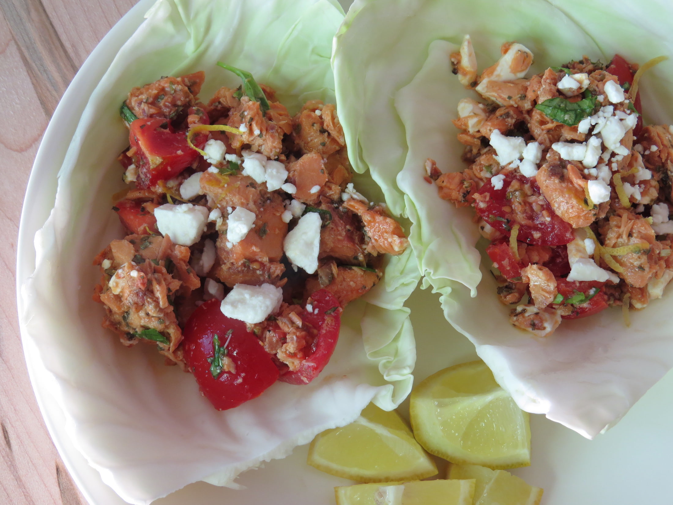 Middle Eastern Salmon Salad in Cabbage Cups - David Perlmutter M.D.